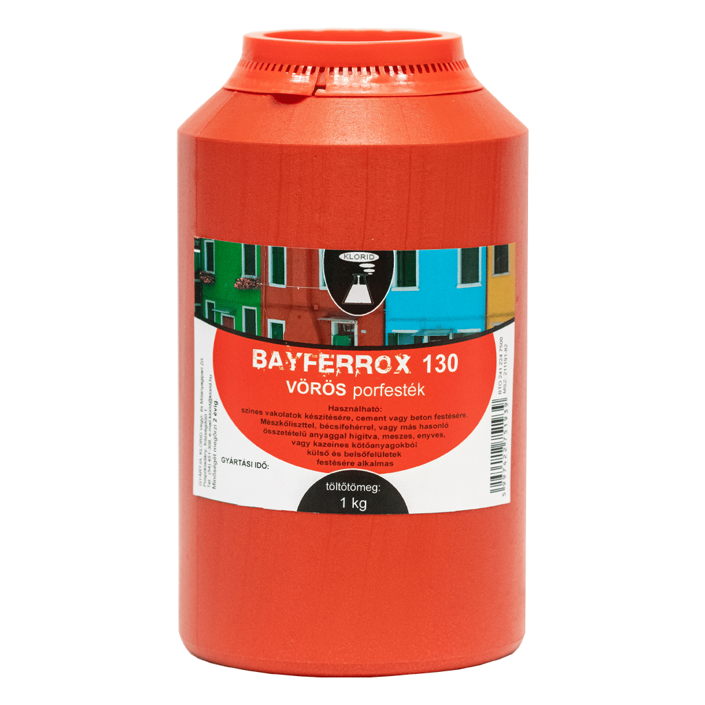 Bayferrox® 130 vörös vasoxid porfesték (1 kg)